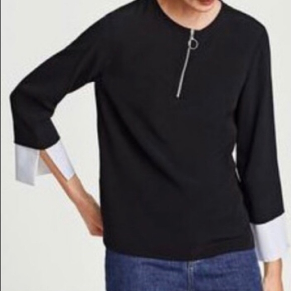 Zara | Tops | Zara Basic Collection Long Sleeve | Poshmark